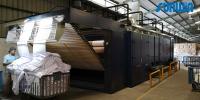 China Knitting 4 Chamber Fabric Textile Drying Machine 50m/Min Relax Dryer Machine 3 Pass for sale