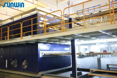China Jet Dyeing Process High Speed Textile Finishing Stenter Machine For Woven Fabric for sale