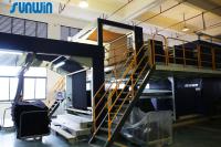 China 50HZ High Pressure Textile Dyeing Machine Knitted Fabric Hot Air Stenter Machine for sale