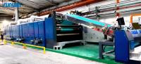 China Fully Automatic Relax Dryer Machine Pin Tenter Frame Preshrinkage For Knitting Fabric for sale