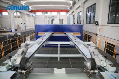 China 8 Chamber Oil Heated Cloth Finishing Tenter Ram Machine For Knitting Fabrics for sale