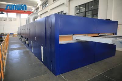 China 210KW Home Textile Finishing Stenter Frame Machine Knit Warp Fabric for sale