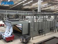 China 95KW 3 Pass Fabric Drying Machine Tubular Knit Fleece Fabric Relax Dryer 50HZ for sale