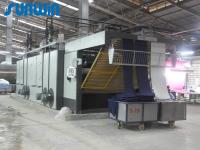 China 95KW 3 Pass Fabric Drying Machine Tubular Knit Fleece Fabric Relax Dryer 50HZ for sale