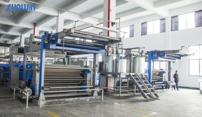 China 380V 50HZ 8 Chamber Fabric Heat Setting Stenter Finishing Machine For Home Textile for sale