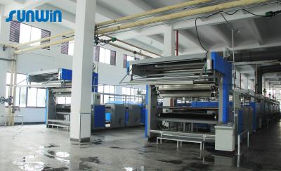 China Eco Horizontal Chain 100m/Min Thermal Setting Stenter Finishing Machine In Textile for sale
