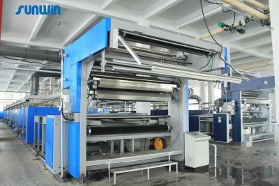 China Loop Steamer 12 Chambers Textile Stenter Finishing Machine 185KW for sale