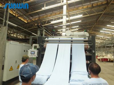 China 2600mm Tumble Drying Machine For Towel Knit Fabrics Finishing Machine In Textile for sale