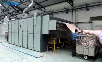 China 5-35m/Min Industrial Tumble Dryer Machine Towel Textile Finishing Equipment for sale