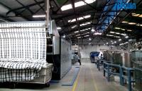 China Hot Air Continuous Type Tumble Drying Machine 50Hz Commercial Gas Tumble Dryers for sale