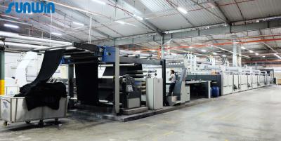 China Automatic Weft Straightener Heat Setting Fabric Stenter Machine Gas Heated for sale