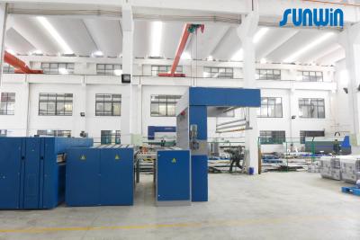 China Thermal Oil Heated Control Bridge Touch Screen Controlling Stenter Finishing Machine for sale