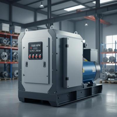 China 1500RPM 10kW Brushless Diesel Generator Alternator Cast Iron Housing 50Hz AC Single Phase for sale