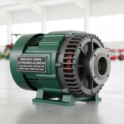 China 10KW 1500RPM Heavy Duty AC Synchronous Alternator H Class Insulation Stamford Type for Agricultural Power for sale