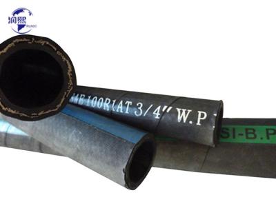 China 3/8 1/2 5/8 Inch High Pressure Hydraulic Hose Braided Rubber Hose Pipe Custom Size for sale