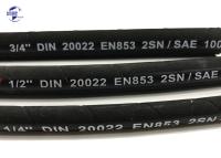 China Two Steel Wire Braided EN853 2SN Hydraulic Rubber Oil Delivery Hose for sale
