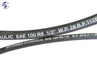 China High Pressure EN 854 2TE Fiber Braided Rubber Water Oil Petroleum Hydraulic Fluid Delivery Hose for sale