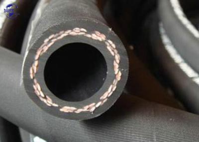 China EN864 1TE 2TE Fabric Braided Rubber Flexible Hydraulic Oil Pressure Hose for sale