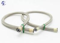 China 304 Stainless Steel Wire Braided PTFE Lined Flexible Hydraulic Hose R14 for sale
