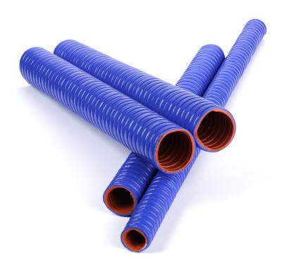 China Blue Red Silicone Rubber Hose 3/4 1 Inch Flexible Reinforced Hose Custom for sale