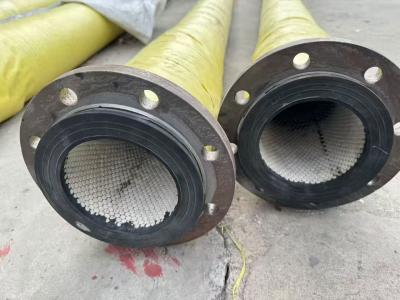 China Wear Resistant Industrial Flexible Hose Combining Tough Rubber and Ceramic Components for in Port River and Mining Operations for sale