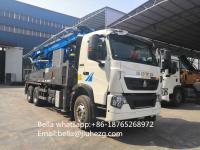 China Sinotruk HOWO And Shanmac 30m 38m 48m 52m 56m 58m 63m 70m Mobile Concrete Pumps Truck Truck Mounted Concrete Pump for sale