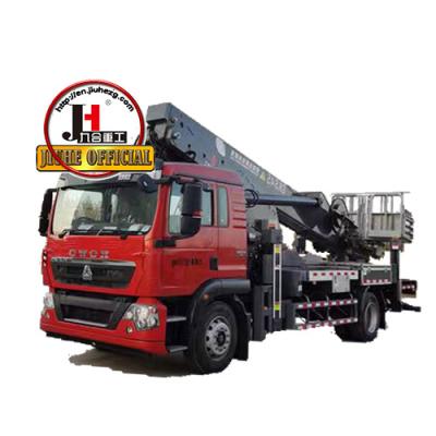 China 21m 23m 25m 29m 38m 45m Aerial Bucket Truck Mounted Aerial Working Platform Aerial Lift Truck With Bucket for sale