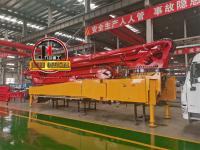 China JIUHE Brand 58m Concrete Boom Pump Without Chassis 30m 38m 48m 52m 58m 63m 70m Upper Concrete Pump for sale