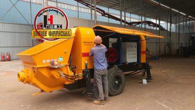 China China JIUHE Factory HBT60 Electric Trailer Concrete Pump New Mobile Mini Concrete Pump for sale