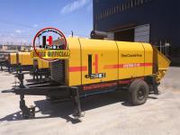 China 50m3/H 60m3/H 80m3/H Concrete Trailer Pump HBT50 HBT60 HBT80 For Concrete Pumping Work for sale