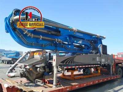 China 38M concrete boom pump truck without chassis small concrete pump without truck for sale
