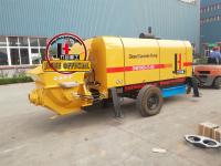 China Diesel Concrete Cement Pumping Machine Spare Parts Stationary Trailer Concrete Pump Machine for sale