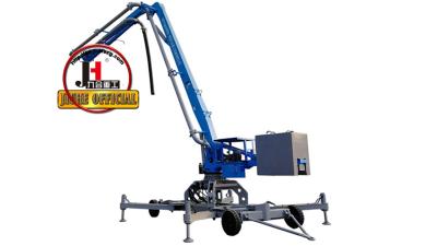 China Construction Machinery 15m 17m Walking Type Hydraulic Mobile Concrete Placing Boom/Concrete Spreader for sale
