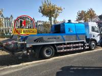 China China JIUHE trailer Concrete line Pumps HBC100 Without Truck mobile line Concrete Pump for sale
