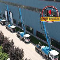 China JIUHE Concrete Distributor Truck-Mounted Wet Shotcrete Machine Wet Concrete Shotcrete Pump Truck Cement Spary Machine for sale