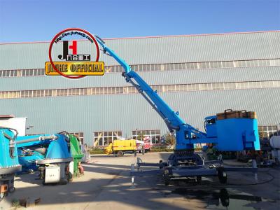 China JIUHE 15m 17m 18m 21m 23m Spider Concrete Placing Boom/Concrete Pump Distributor /Stationary Concrete Placing Boom for sale