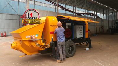 China Hot Selling HBT60 Concrete High Pressure Cement Stationary Construction Concrete Pump Trailer Concrete Pumps for sale