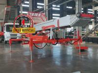 China Ladder Lift Truck Hydraulic Boom Lift Aerial Manlift Work Platform Truck 45m Truck Mounted Aerial Telescopic Access Lad for sale