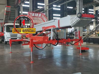 China Ladder Lift Truck Hydraulic Boom Lift Aerial Manlift Work Platform Truck 45m Truck Mounted Aerial Telescopic Access Lad for sale