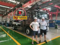 China JIUHE SINOTRUK HOWO 4*2 Hydraulic Lift Platform Truck 45m Truck Mounted Aerial Working Platform With Bucket for sale