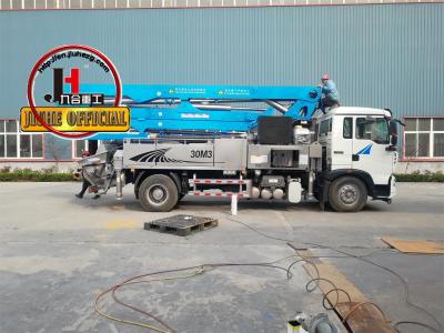 China JIUHE 30m HB30K Small Concrete Pump Diesel Truck 230*1600mm 25time/Min 100cbm/H Eruo III Provided 100m3 for sale