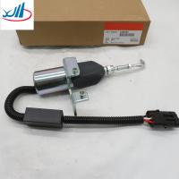 China Diesel Engine 12V 24V Fuel Shut Off Solenoid Valve 6CT C8.3L Engine 24V Fuel Pump Shutoff for sale