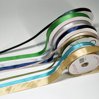 China Elegant Polyester Ribbon OEKO-TEX 100 White Poly Ribbon For Home Textile for sale