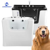 China Dog grooming bathtub pet bathing sink stainless steel dog bathing pool pet cleaning and grooming products for dog for sale