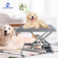 China Adjustable Large Dog Pet Grooming Table pet electric hydraulic pet grooming table for sale