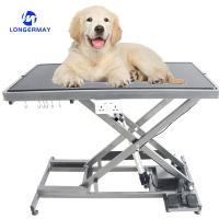 China Adjustable table for vet use Dog cat grooming table pet electric for sale