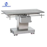China Veterinary V Shape surgical operating table stainless steel for pet dogs for sale