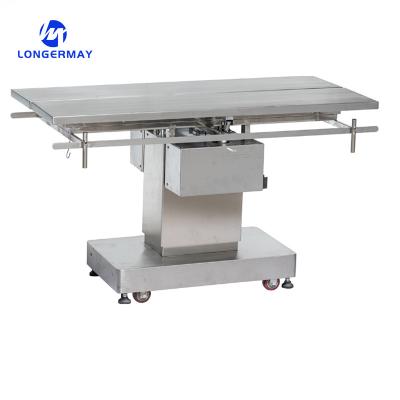 China Veterinary V Shape surgical operating table stainless steel for pet dogs for sale