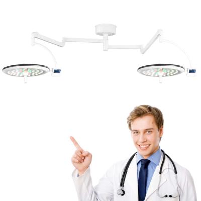 China Hospital medical celling mounted LED shadowless operating room theater light lamp surgical light R9 for sale