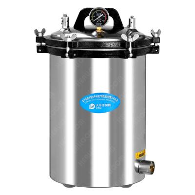 China Coal And Electricity 18l 24l 30l Portable Pressure Steam Autoclave Sterilizer for sale